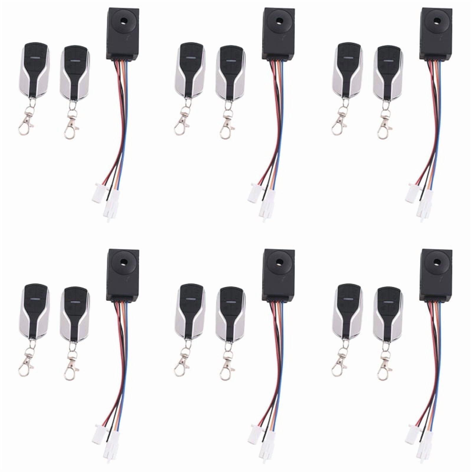 6X Ebike Alarm System 36V 48V 60V 72V with Two Switch for Electric ...