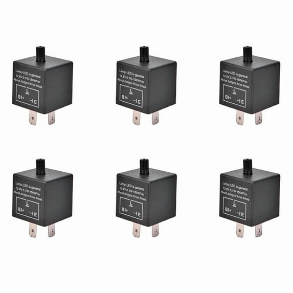6X Electronic LED Adjustable Flasher Relay for Turn Signal Light ...