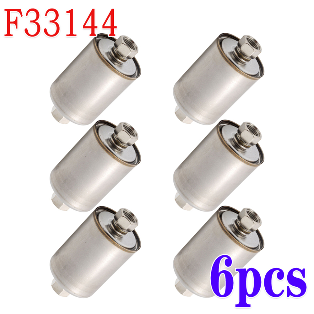 6X Fuel Filter F33144 For various models GM, Jaguar, Land Rover ...