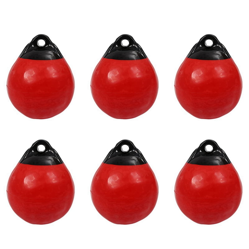 6X Heavy Duty PVC Boat Round Anchor Buoy Dock Bumper Inflatable ...