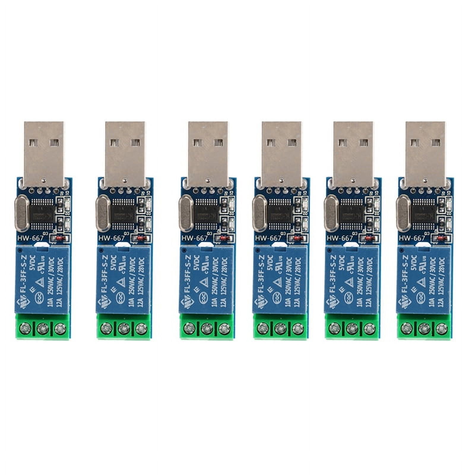 6X LCUS - Type 1 USB Relay Module USB Intelligent Switch Control ...