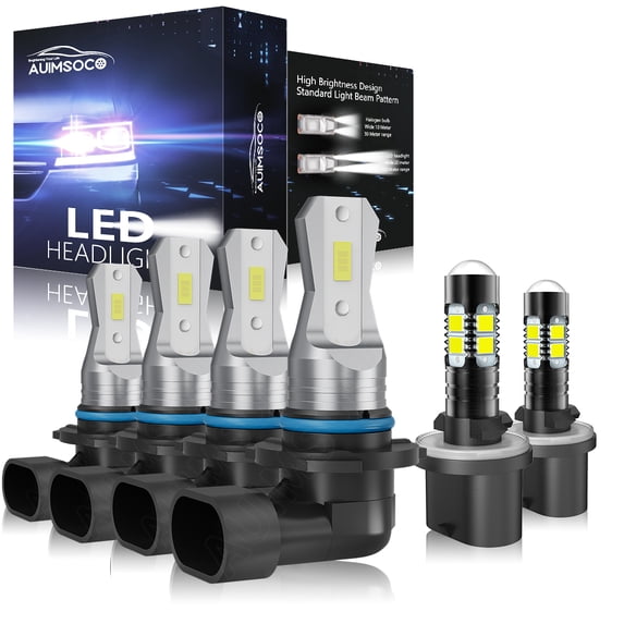6X LED Headlights Replacement For GMC Yukon XL 1500 2000-2006 High Low ...