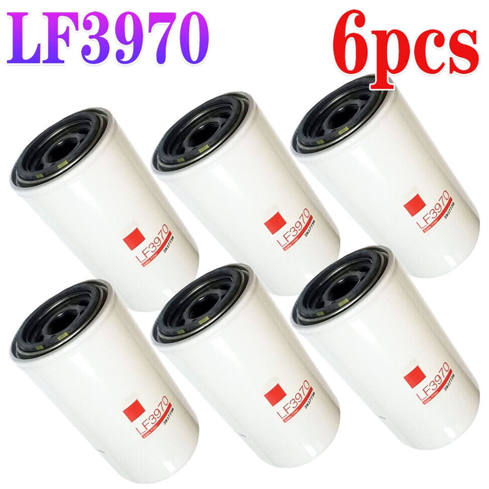 6X LF3970 Oil Filter Fits: Cummins Ford Freightliner Kenworth Peterbilt ...