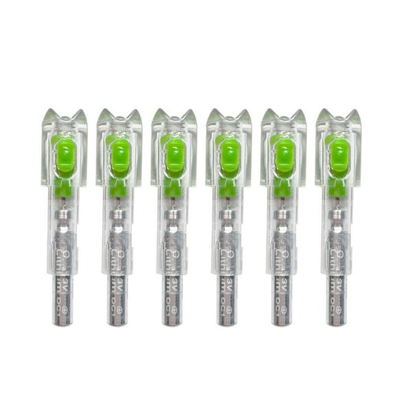6X Led Lighted Arrow Nocks For 6.4Mm Id Carbon Arrows - Auto ...