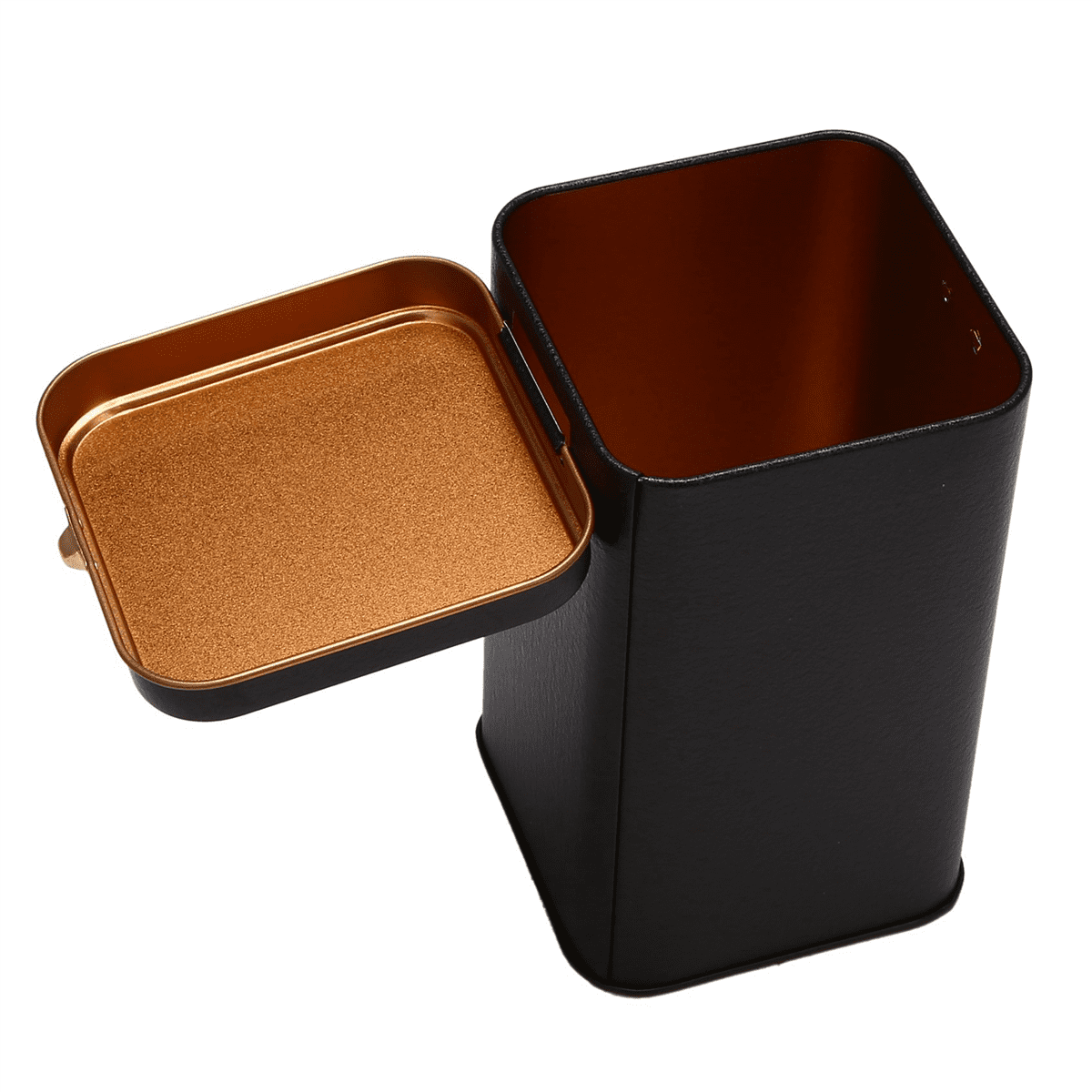 6X Metal Tea Cans High-Grade Lock Tinplate Coffee Candy Storage Box Tin ...