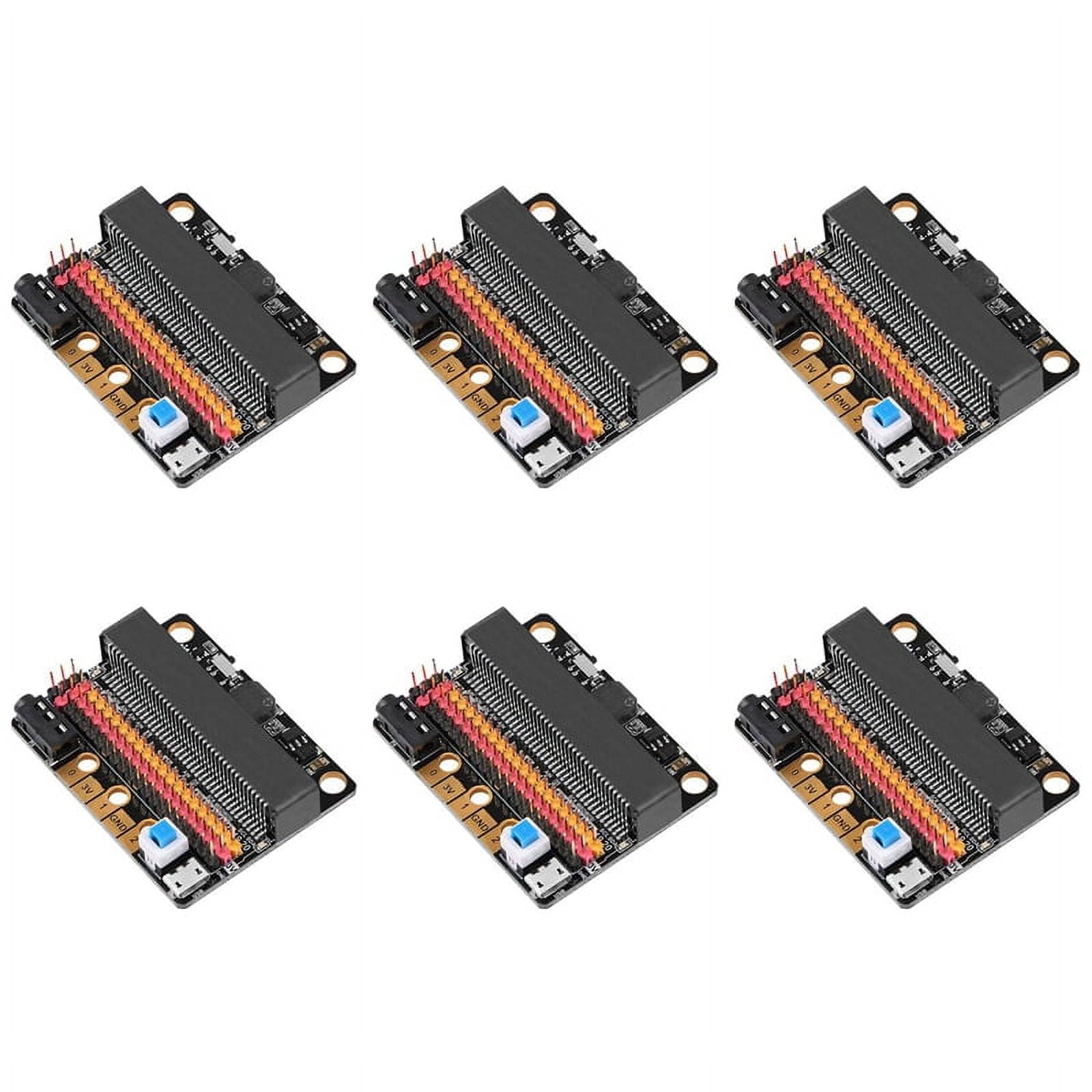 6X Micro-Bit Expansion Board IOBIT V2.0 Breakout Adapter Shield with Buzzer for Kids'S Python ...