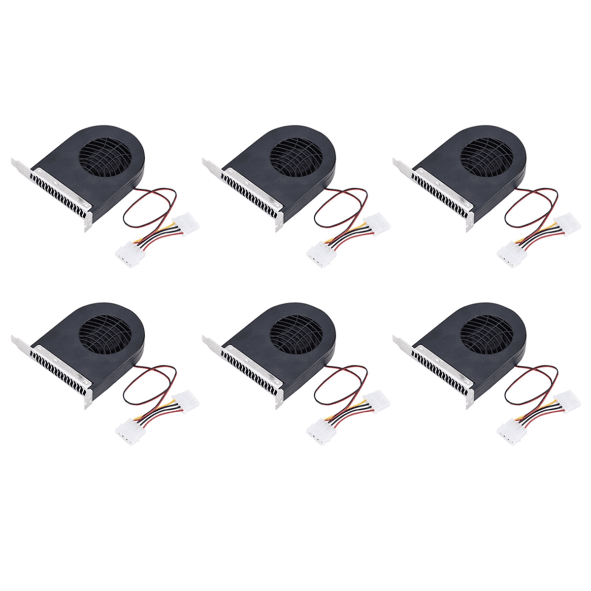 6X Mini System PCI Slot Blower CPU Case DC Cooling Fan New Cooling Fans ...