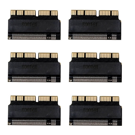 6X NGFF M.2 NVME SSD Adapter Card for Upgrade Air(2013-2016 Year) and ...