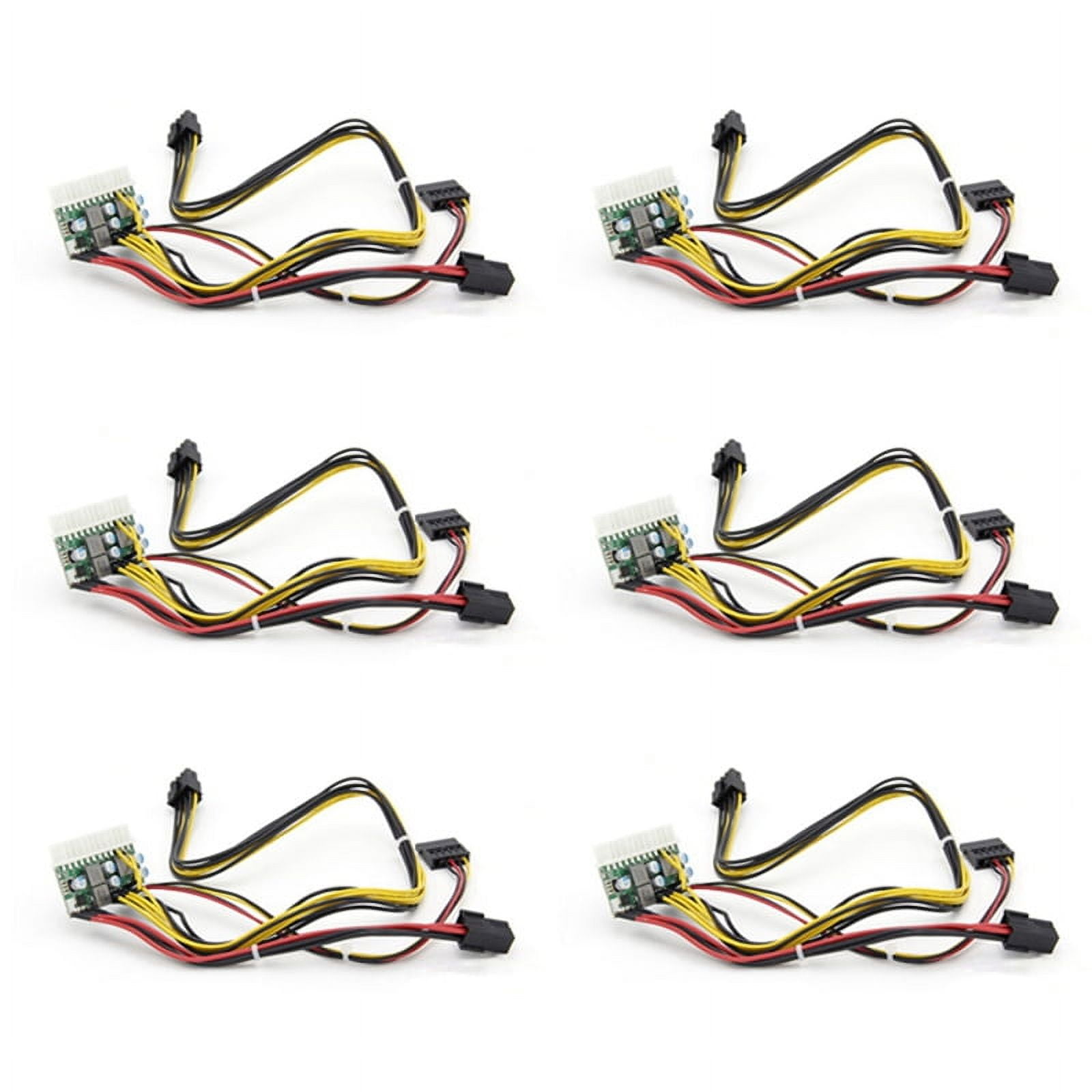 6X PCI-E 6PIN Input DC 12V 300W DC-ATX-300W 24Pin ATX Switch PSU Power ...