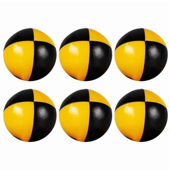 6X PU Hand Throwing Ball Elastic Soft Rubber High-End Magic Juggling ...