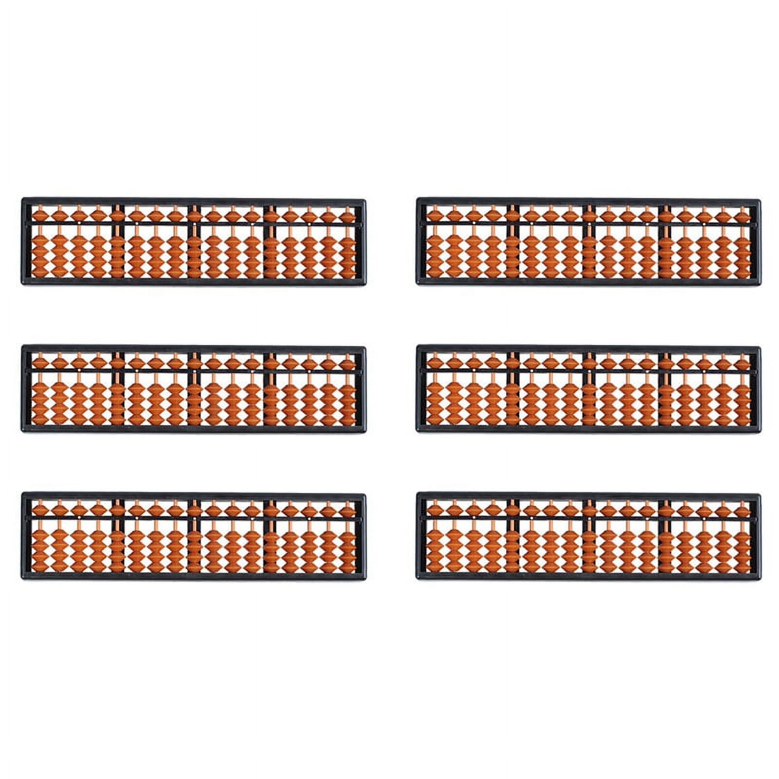 Plastic Abacus for Preschool Classroom - 17 Digits, 6 Pack - Walmart ...