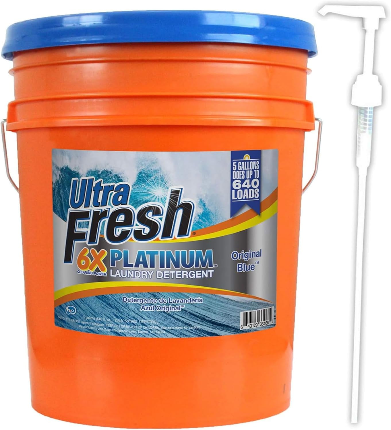 6X Platinum Laundry Detergent Liquid for All Machine Types with Easy ...