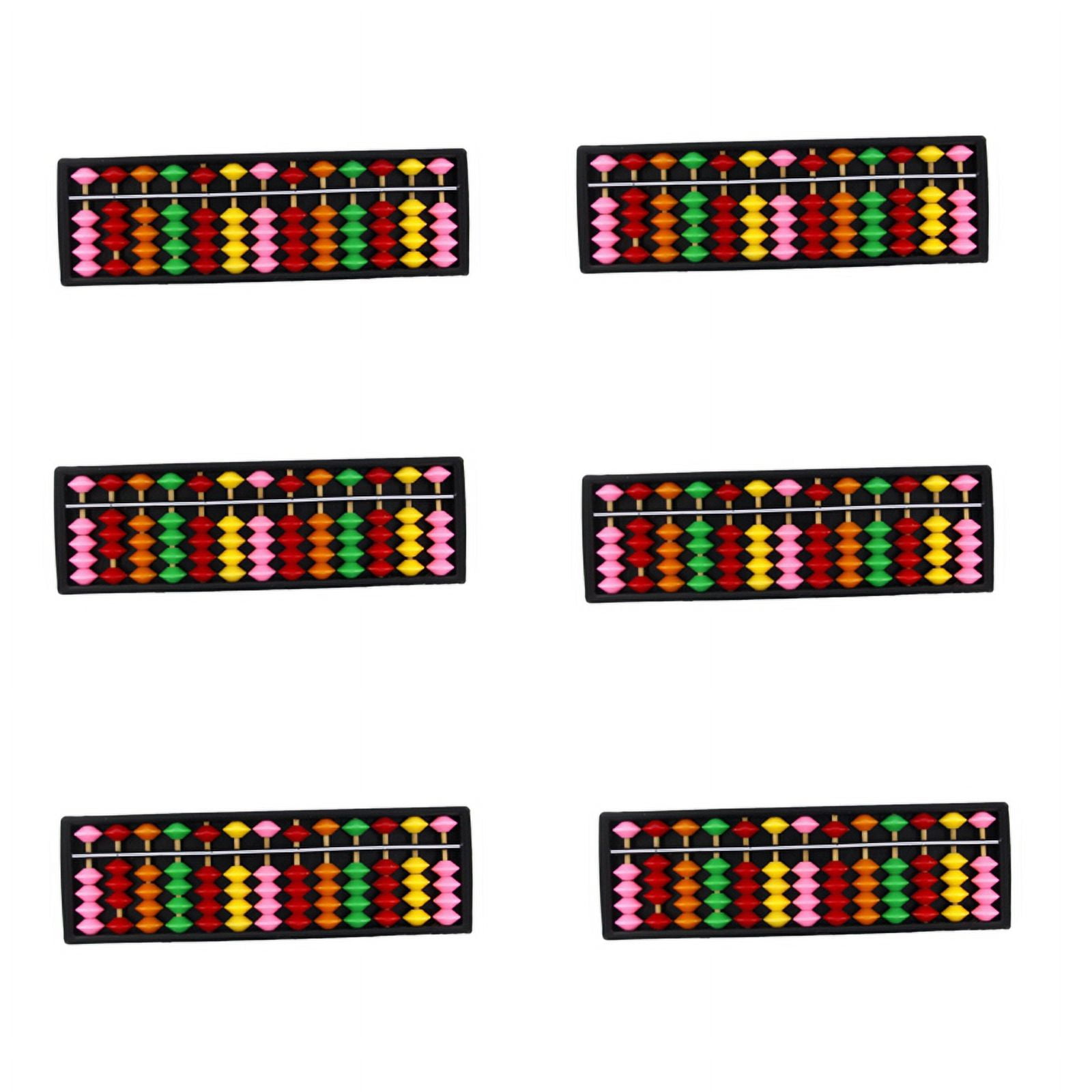 6X Portable Plastic Abacus Arithmetic Abacus Calculation Tool - Walmart.com