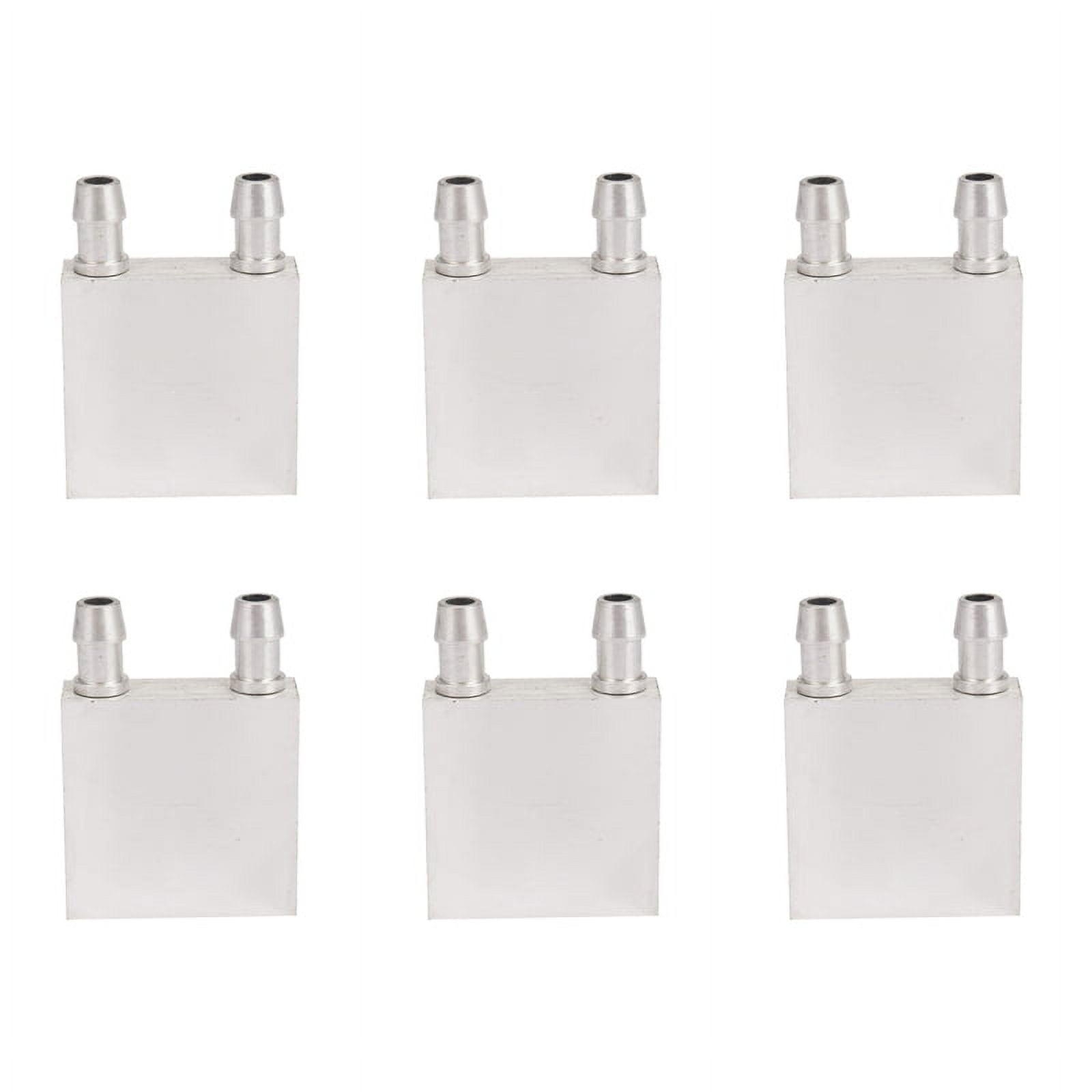 6X Primary Aluminum Alloy Water Cooling Block 40X40mm for Liquid Water ...
