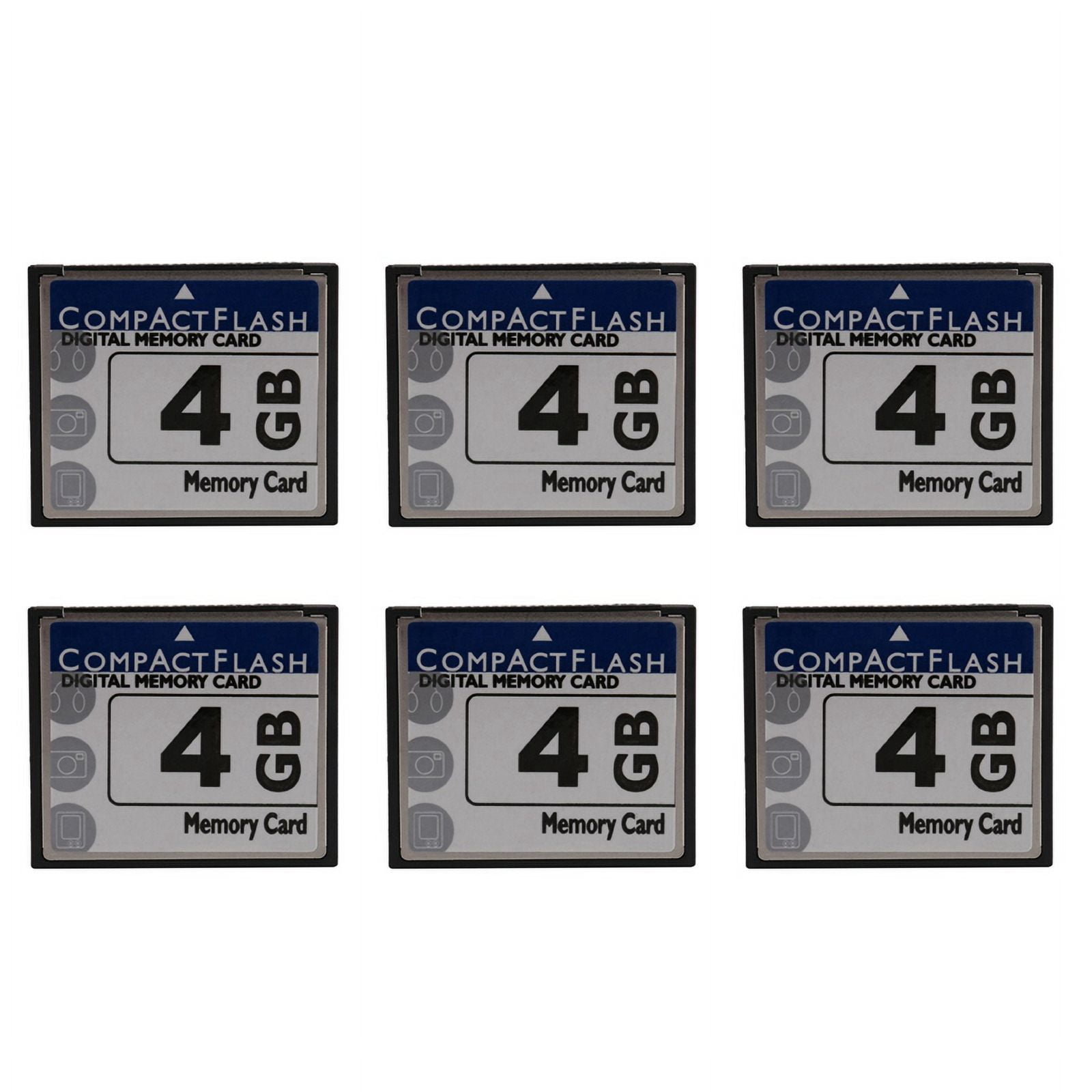 6X Professional 4GB Compact Flash Memory Card(White&Blue) - Walmart.com