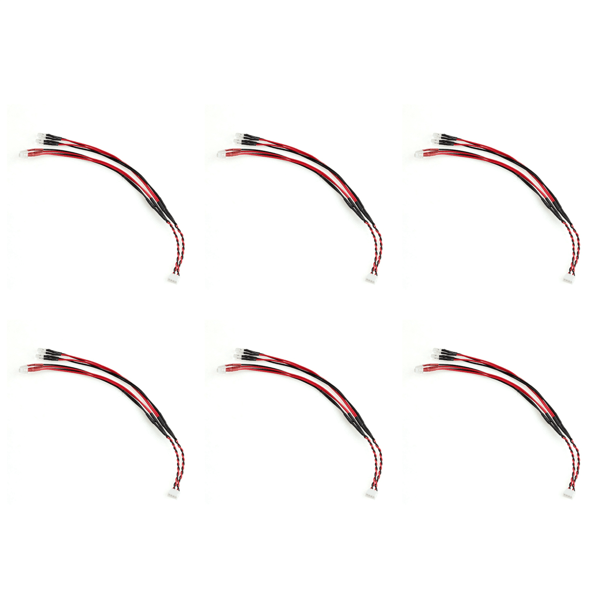 6X RC Car LED Light Headlights and Taillights for Mini-Z MA020 MR03 FWD ...