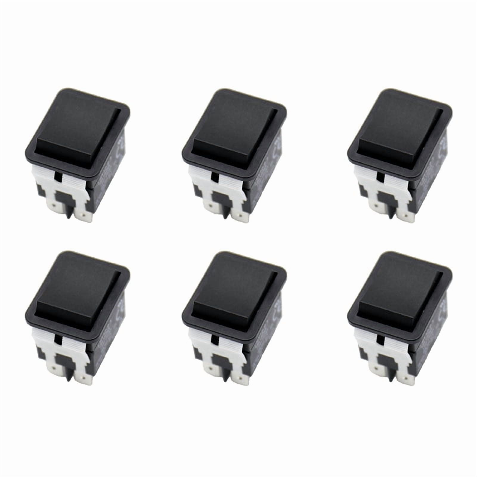 6X Rocker Switch, HY12-9-3 6Pins Industrial Electric Rocker Switch 125V ...