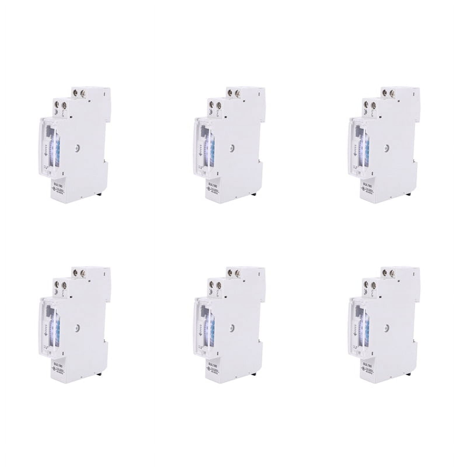 6X SUL180A 15 Minutes Mechanical 24 Hours Programmable Din Rail Time ...