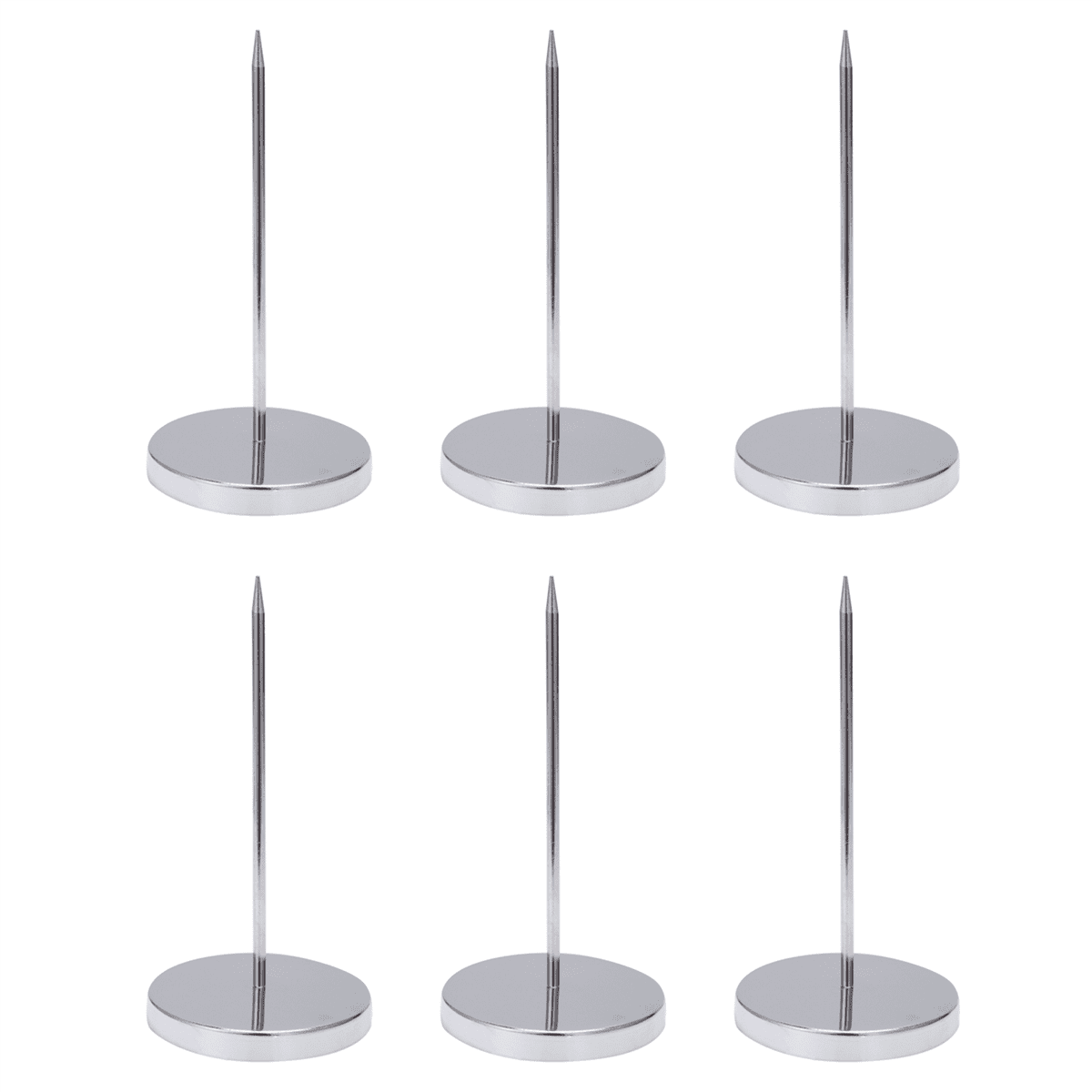 6X Safe Memo Holder Spike Stick for Bill Receipt Note Paper Order ...