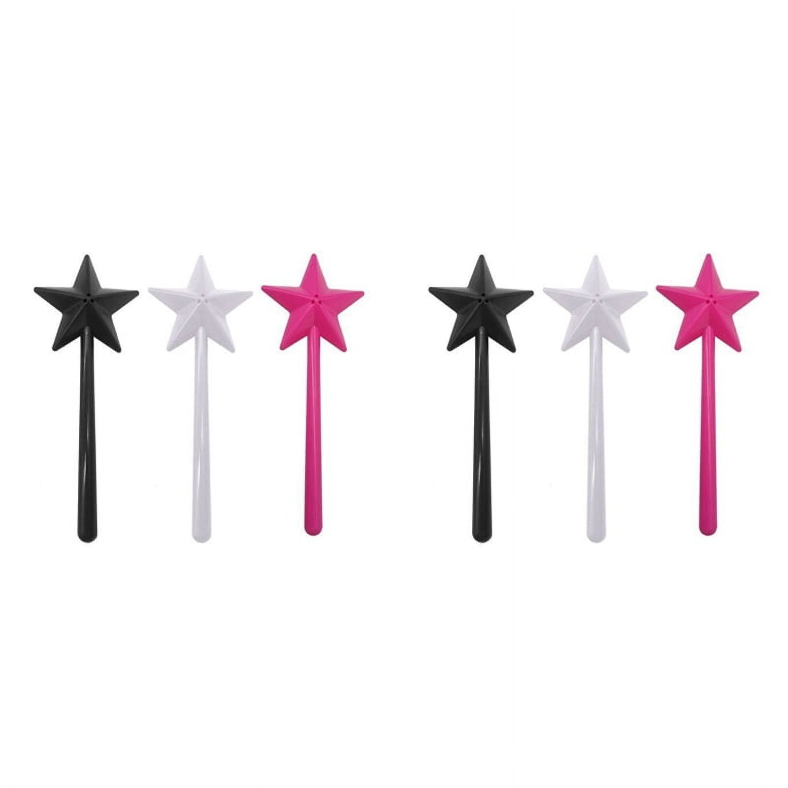 6X Salt and Pepper Shaker Salt and Pepper Wand Shakers, Black and White ...