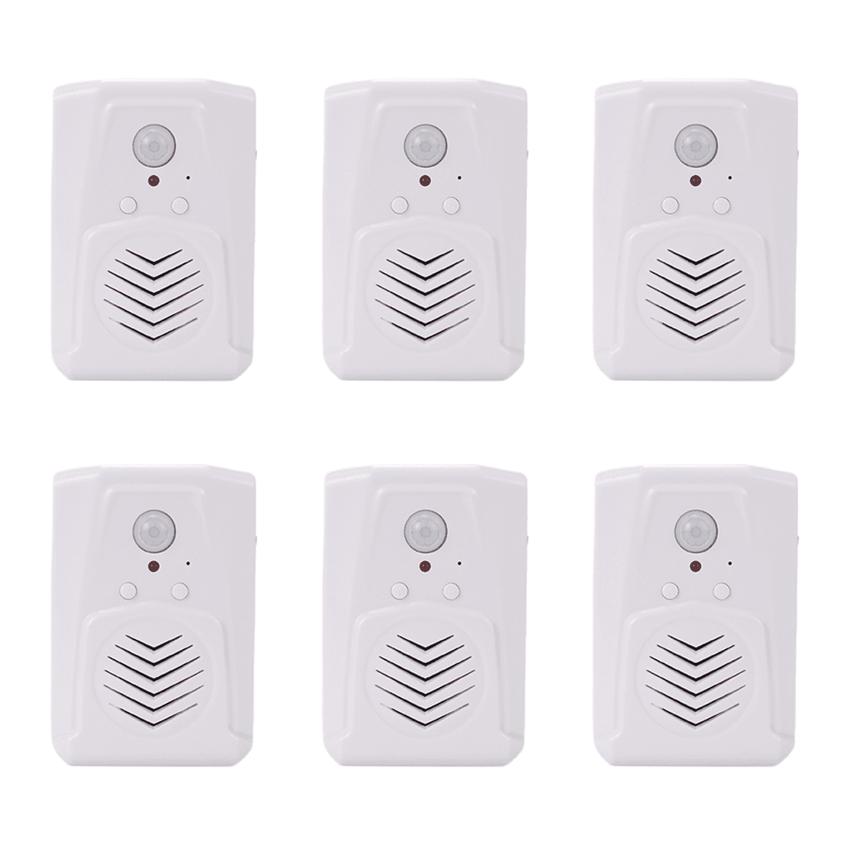 6X Sensor Motion Door Bell Switch MP3 Infrared Doorbell Wireless PIR ...