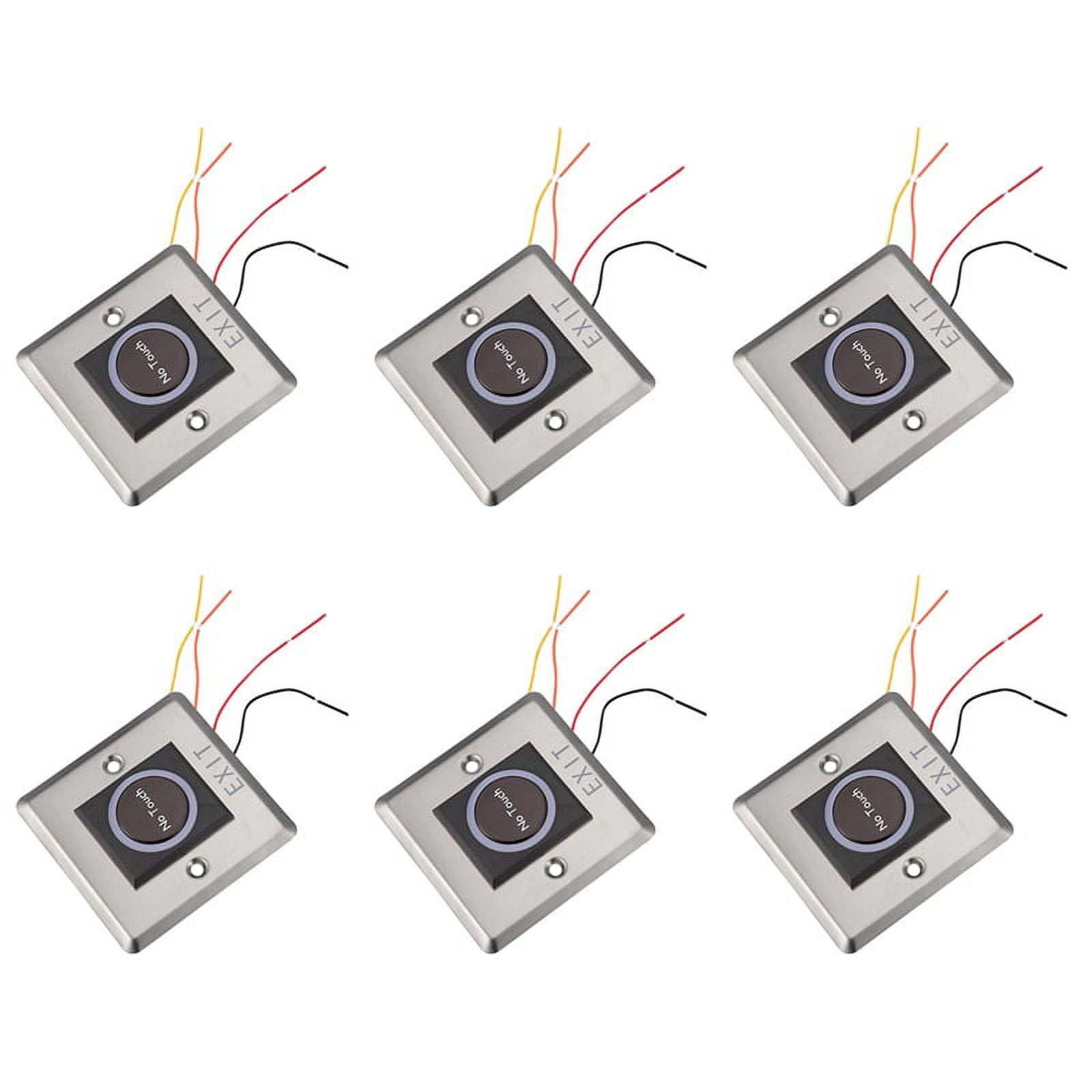 6X Sensor Switch No Contactless Switches Door Release Exit Button with ...