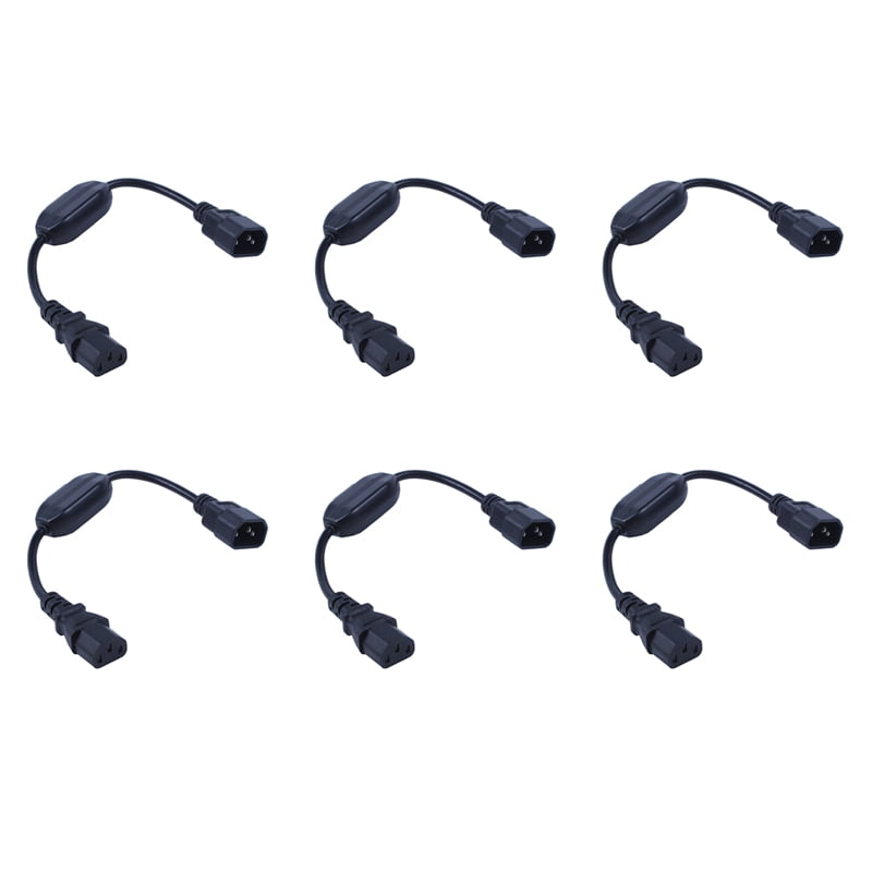 6X Special PDU UPS Power Cord Cable, IEC 320 C14 to C13 with on/ Switch ...