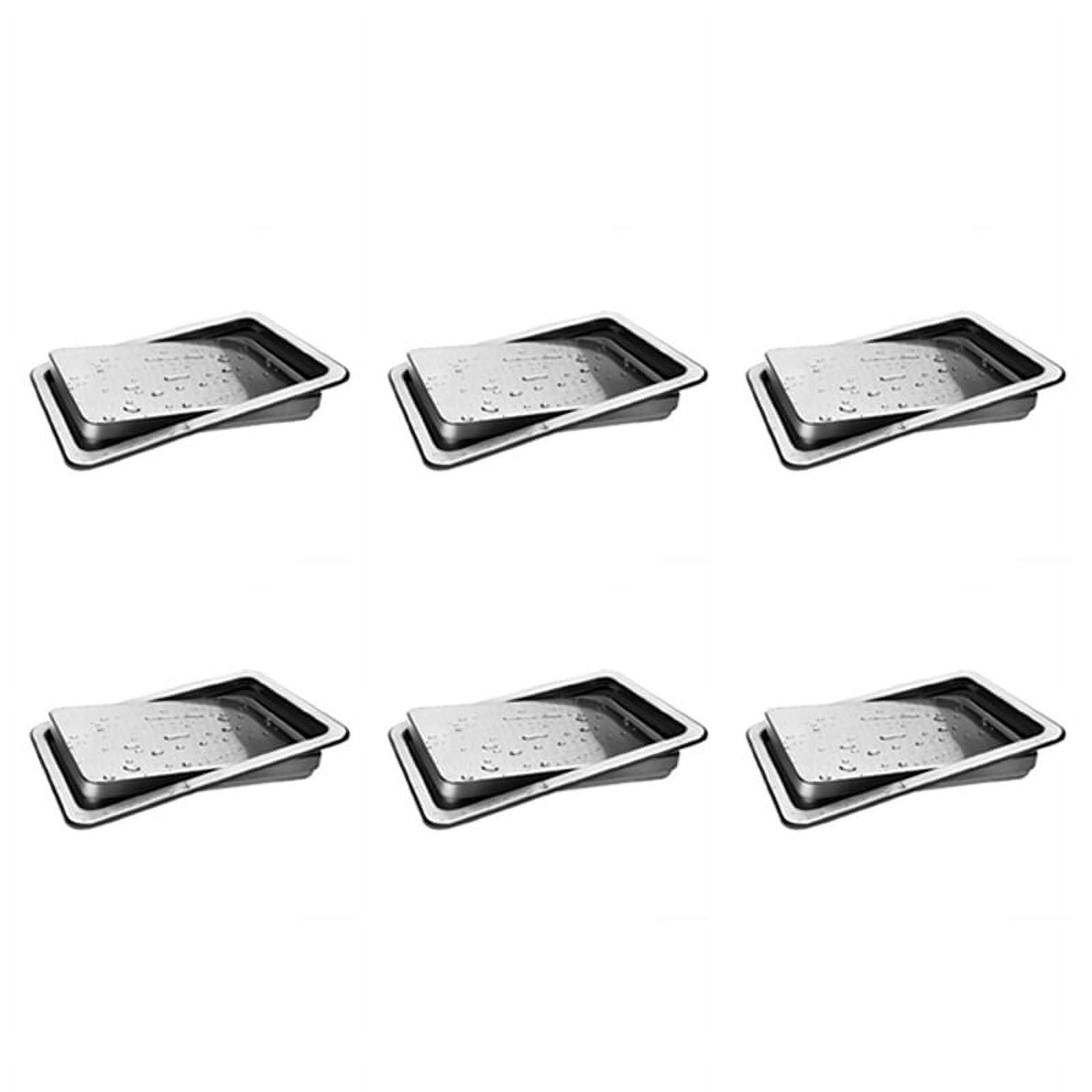 6X Stainless Steel Garbage Flap Lid Trash Bin Cover Flush Built-in ...