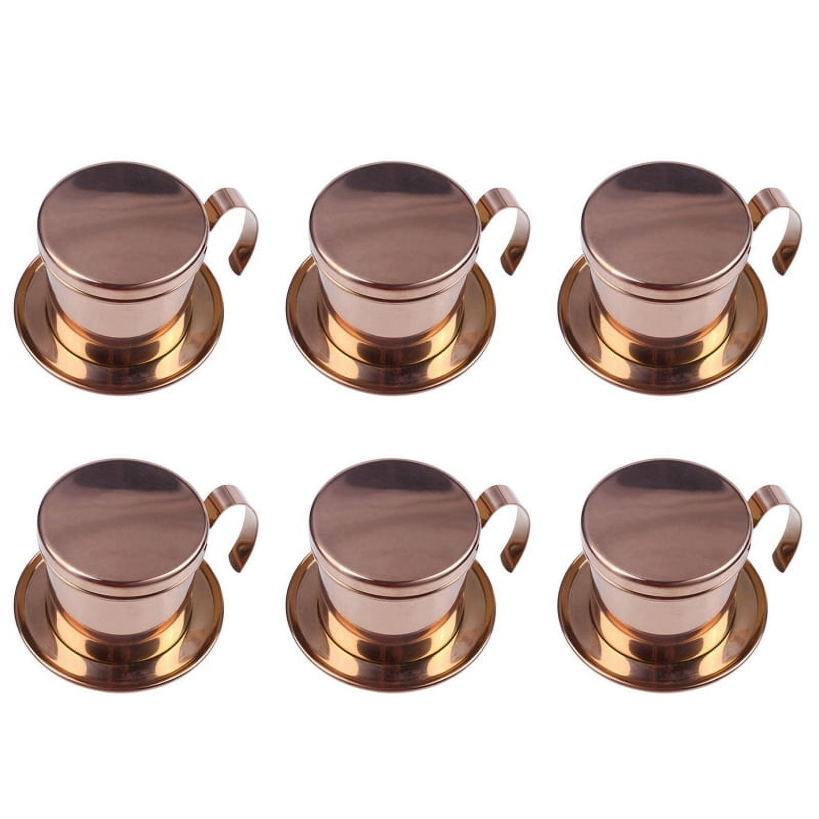 6X Stainless Steel Vietnamese Coffee Filter Single Cup Vietnam Hand ...