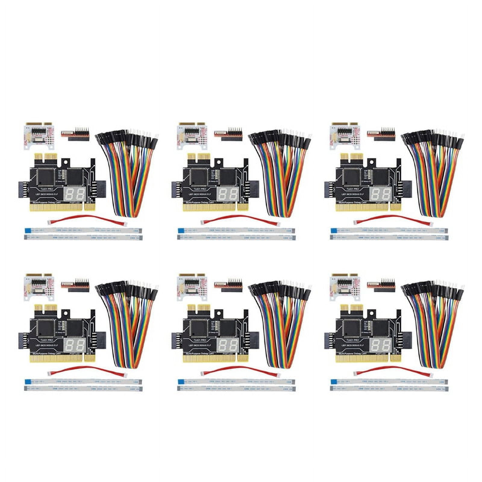 6X TL631 Pro LPC-DEBUG Diagnostic Card+Expansion Card PCI PCI-E Mini ...