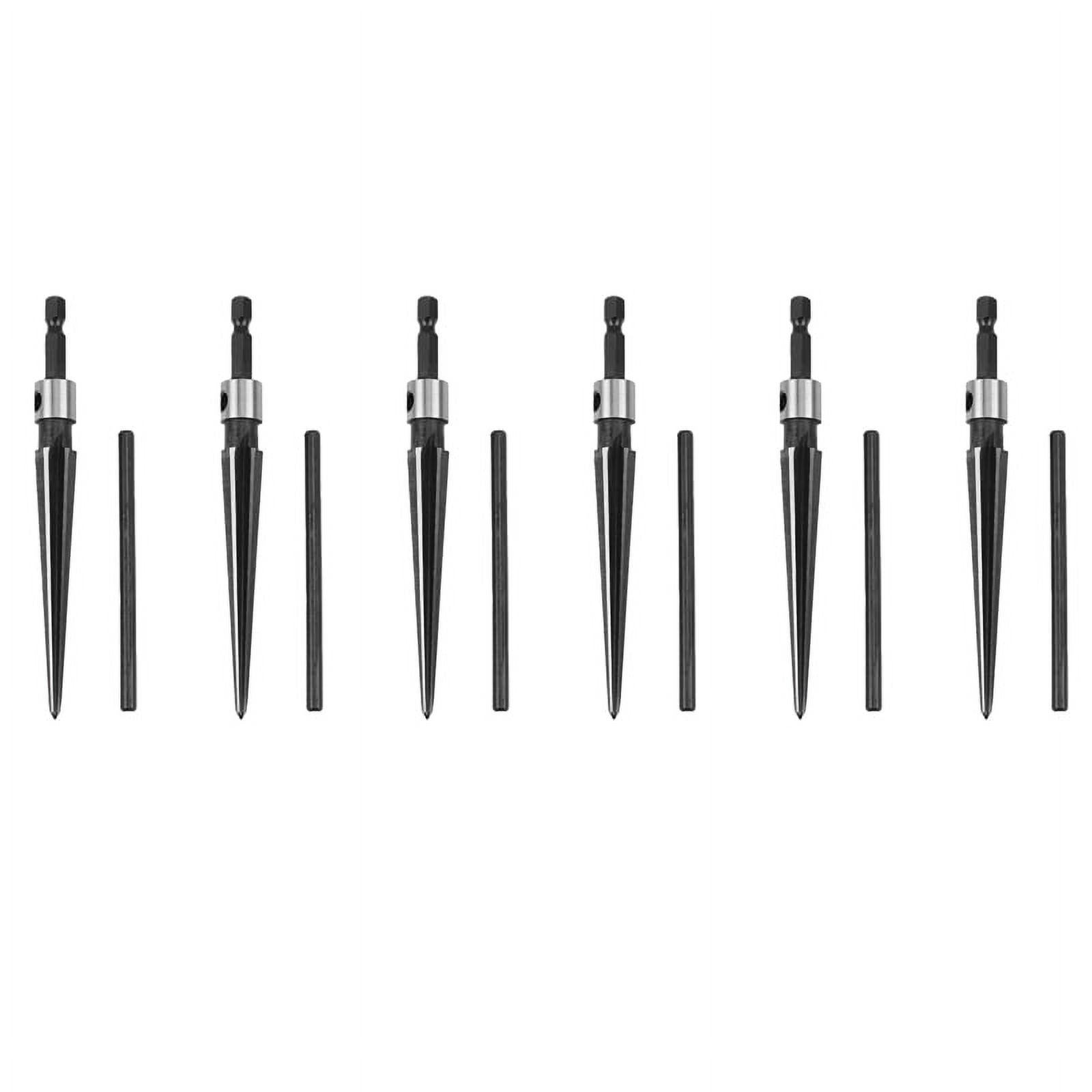 6X Taper Reamer 3-13mm Hex Shank Reamer Fluted Hand Held Steel Bridge ...