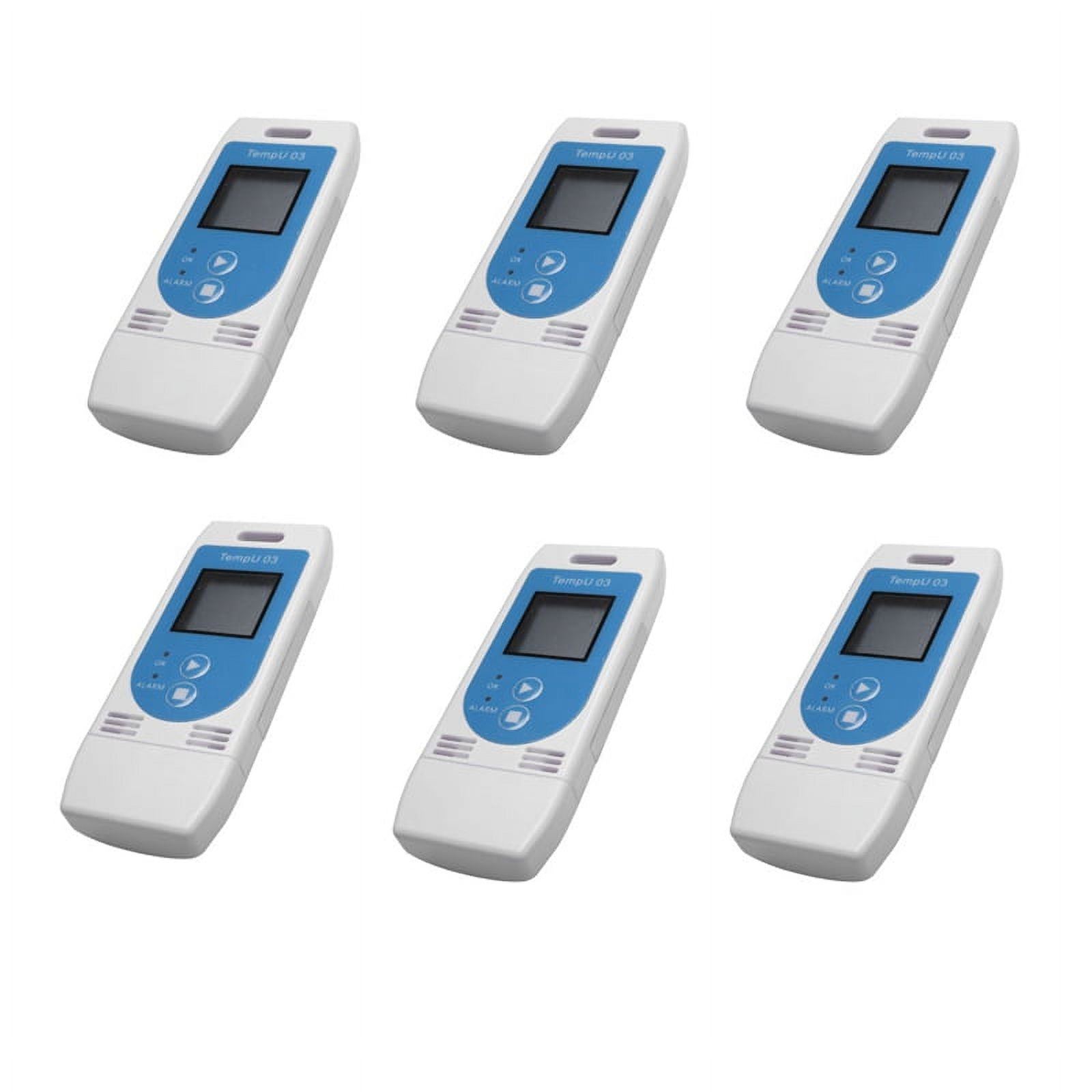 6X USB Temperature Humidity Data Logger Reusable RH TEMP Data Logger ...
