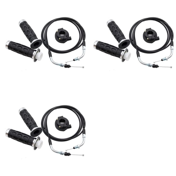 6X Universal Throttle Twist Grip Set with 78 Inch Scooter Throttle ...