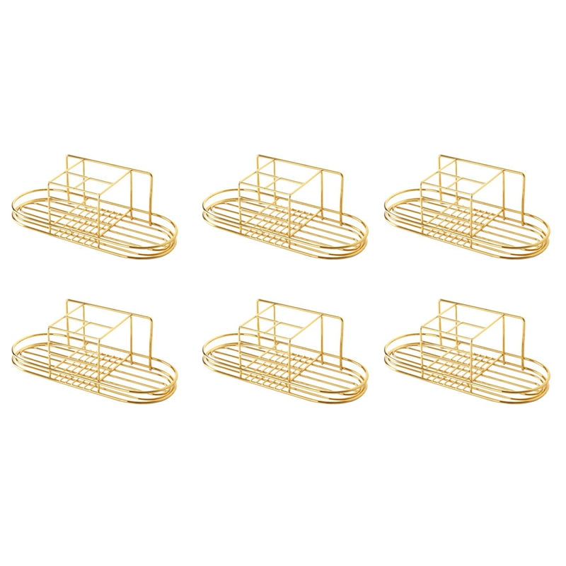 6X Wall Mounted Bathroom Razors Storage Rack Cosmetics Space Saving ...