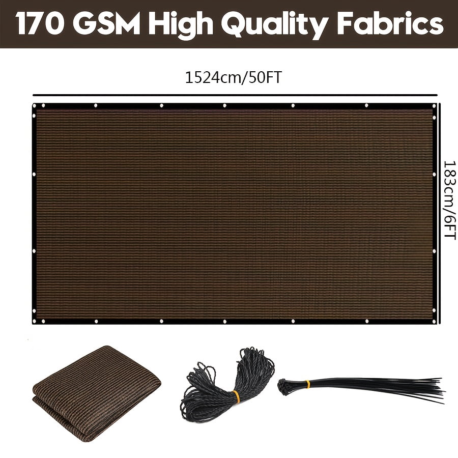 6X50ft Fence Privacy Screen, Heavy Duty Privacy Fence Screen, Outdoor ...