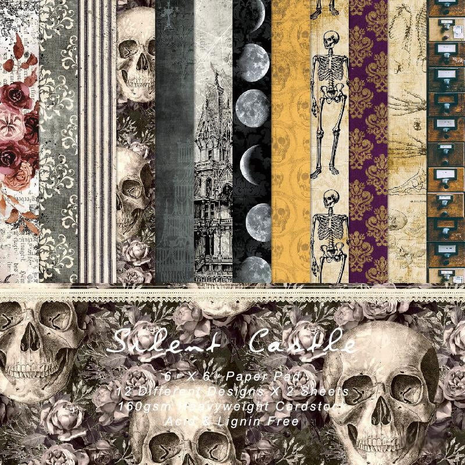 6X6 Inch Single-Sided Scrapbooking Cardstock Decorative Paper 24 Sheets ...