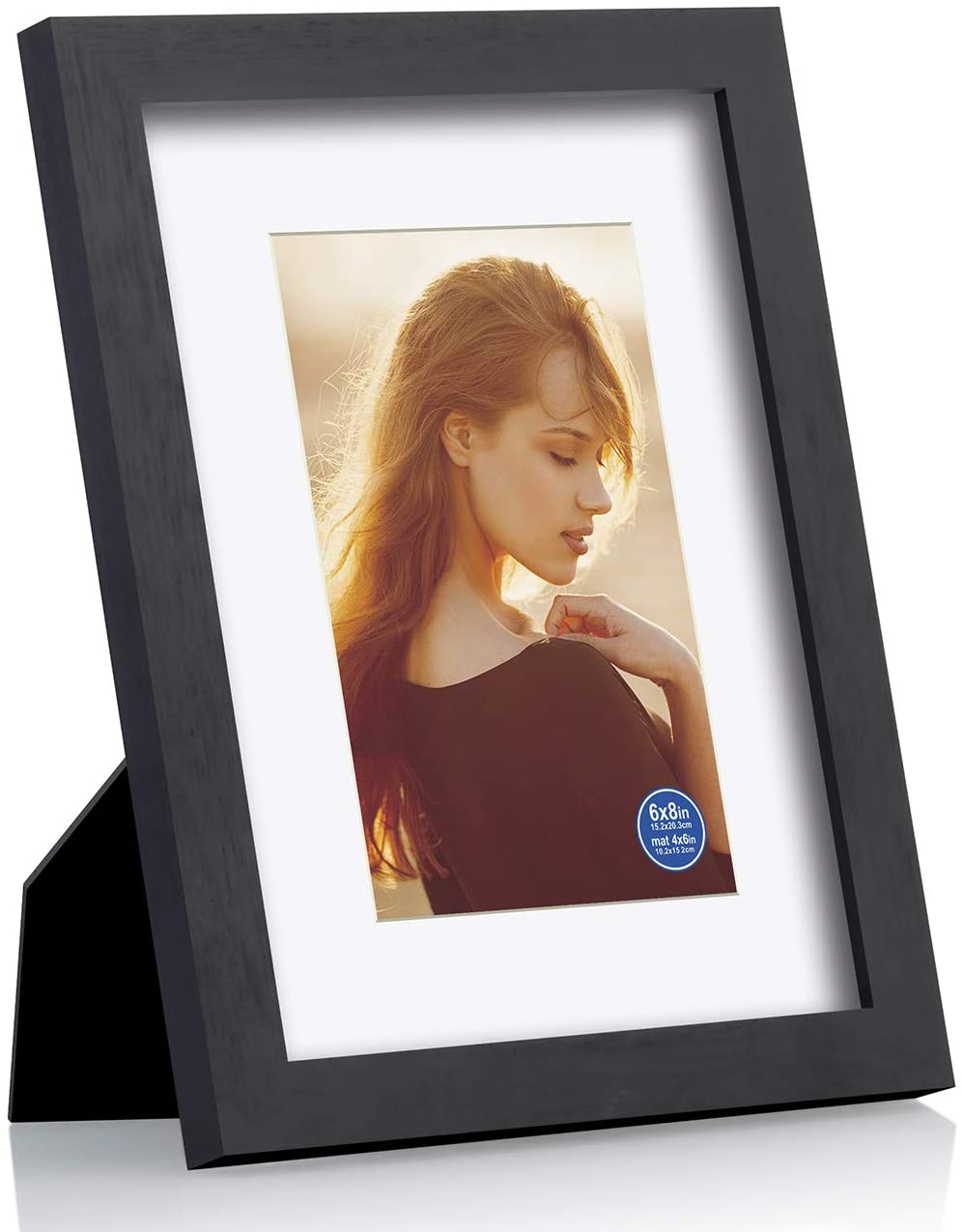 6X8 Inch Picture Frames Made Of Solid Wood And Hd Glass Display Photos ...