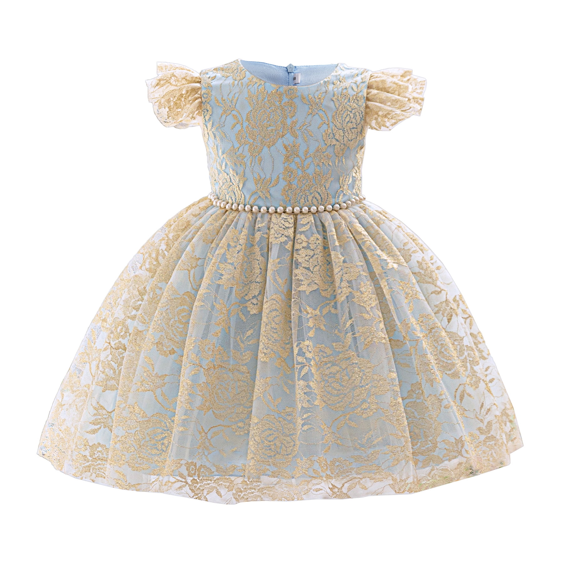 6Y Girls Dress Little Girls Princess Dress Party Dress 7Y Little Girls Sleeveless Tulle Dress ...