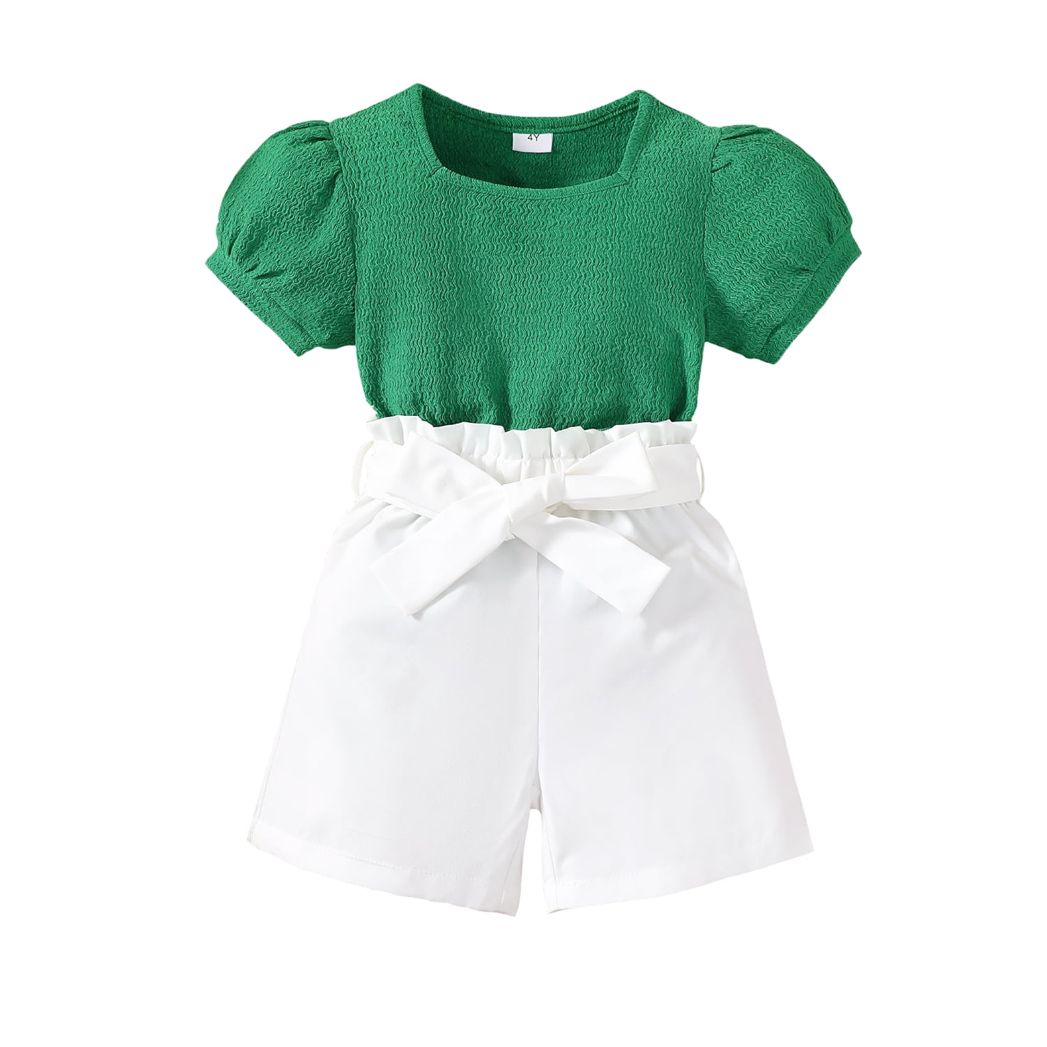 6Y Little Girls Outfits 6Y Girls 2PCS Summer Short Sets Little Girls ...