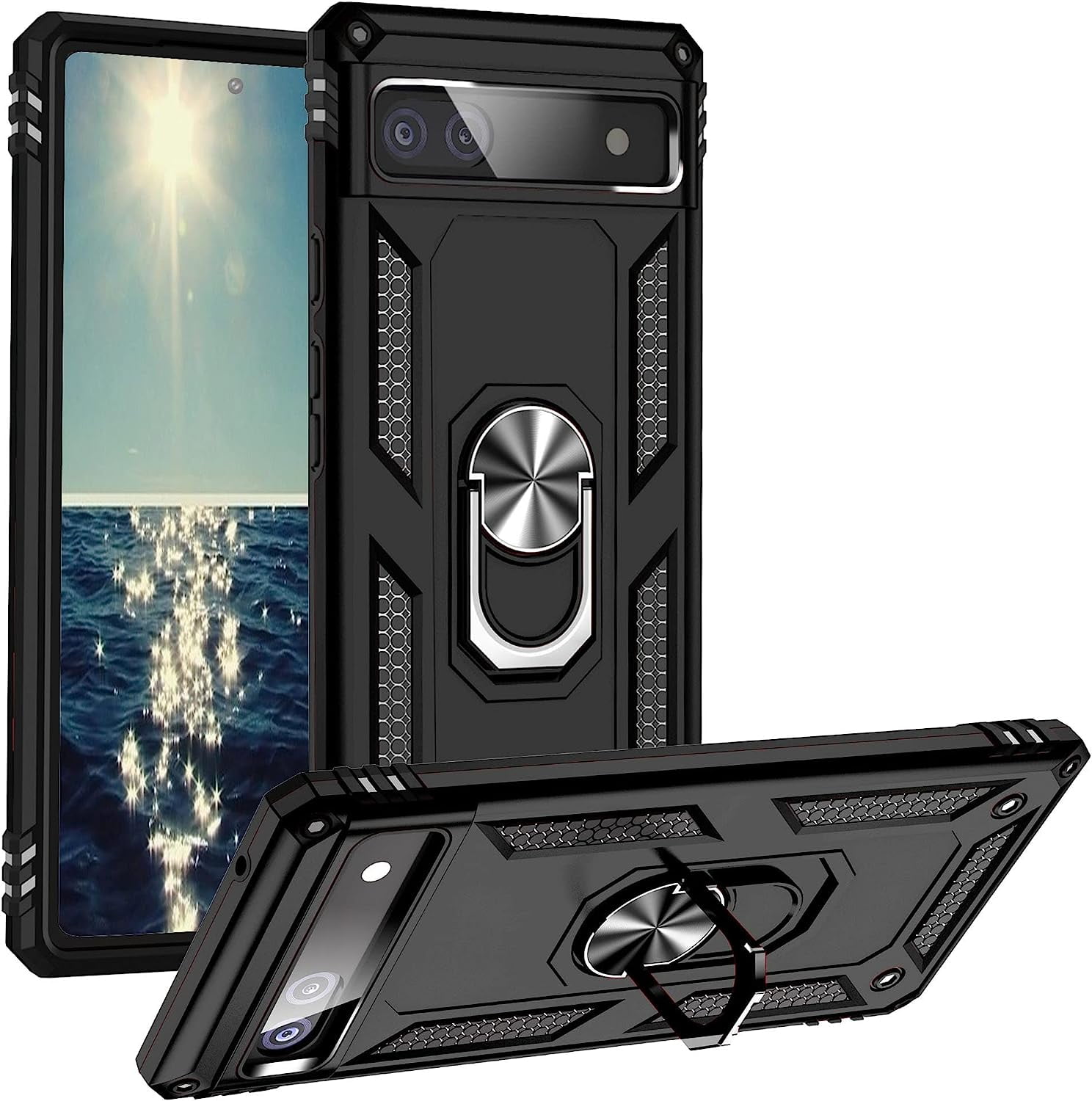6a case, for Google Pixel 6a Case Shockproof Protective Rugged Phone ...