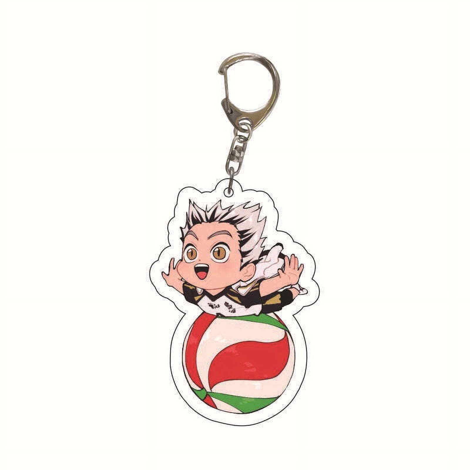 6cm Anime Haikyuu!! Volleyball Boy Key Chain Ring Tetsurou Hajime Tooru ...