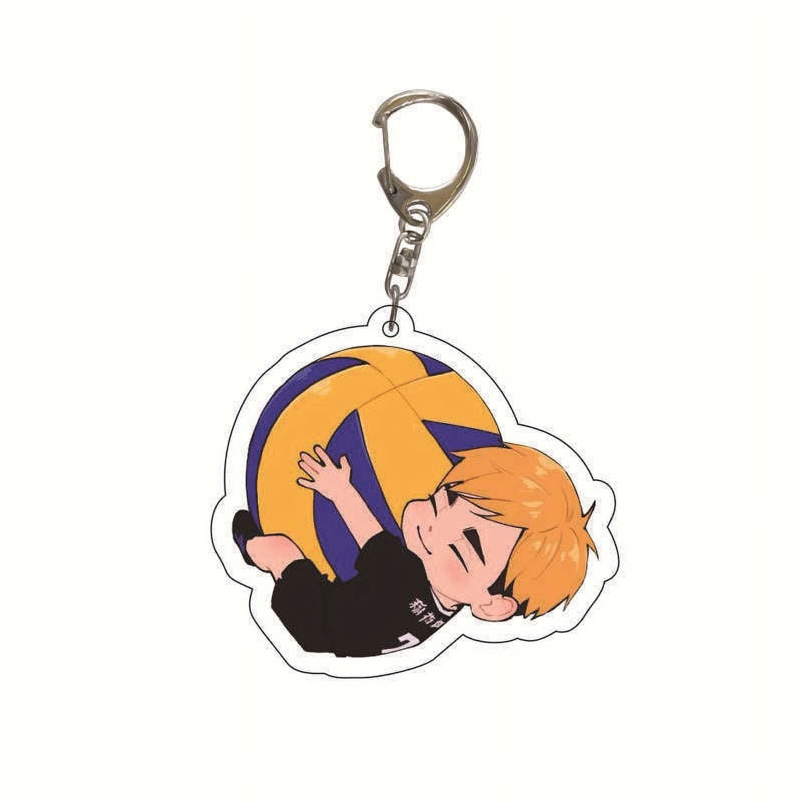 6cm Anime Haikyuu!! Volleyball Boy Key Chain Ring Tetsurou Hajime Tooru ...
