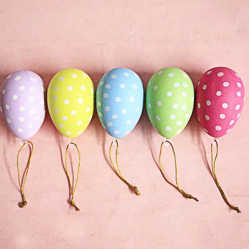 6cm Realistic Eggshell Easter Egg Set - Hand-Painted Toy - Modern ...