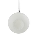 6ct Matte Winter White Retro Reflector Shatterproof Christmas Ball ...
