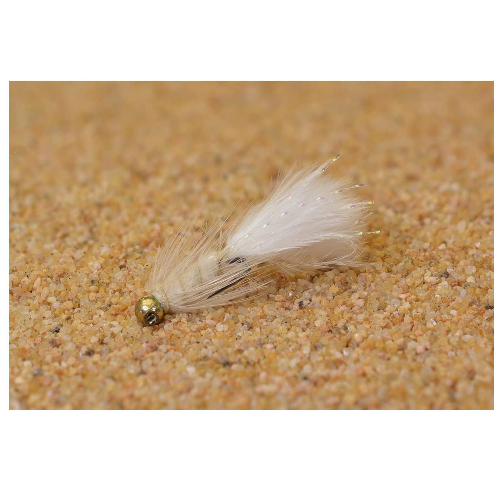 6ct - Tungsten Micro White Wooly Bugger Jig Head Fly - Euro Nymph ...