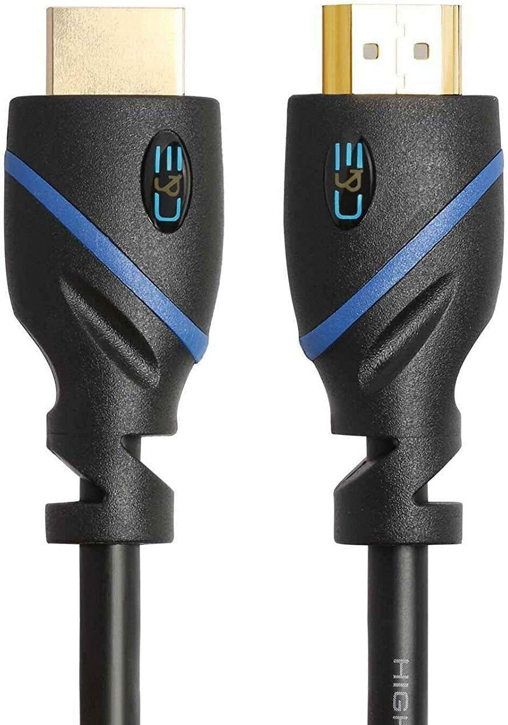6ft (1.8M) High Speed HDMI Cable Male to Male with Ethernet Black (6 ...