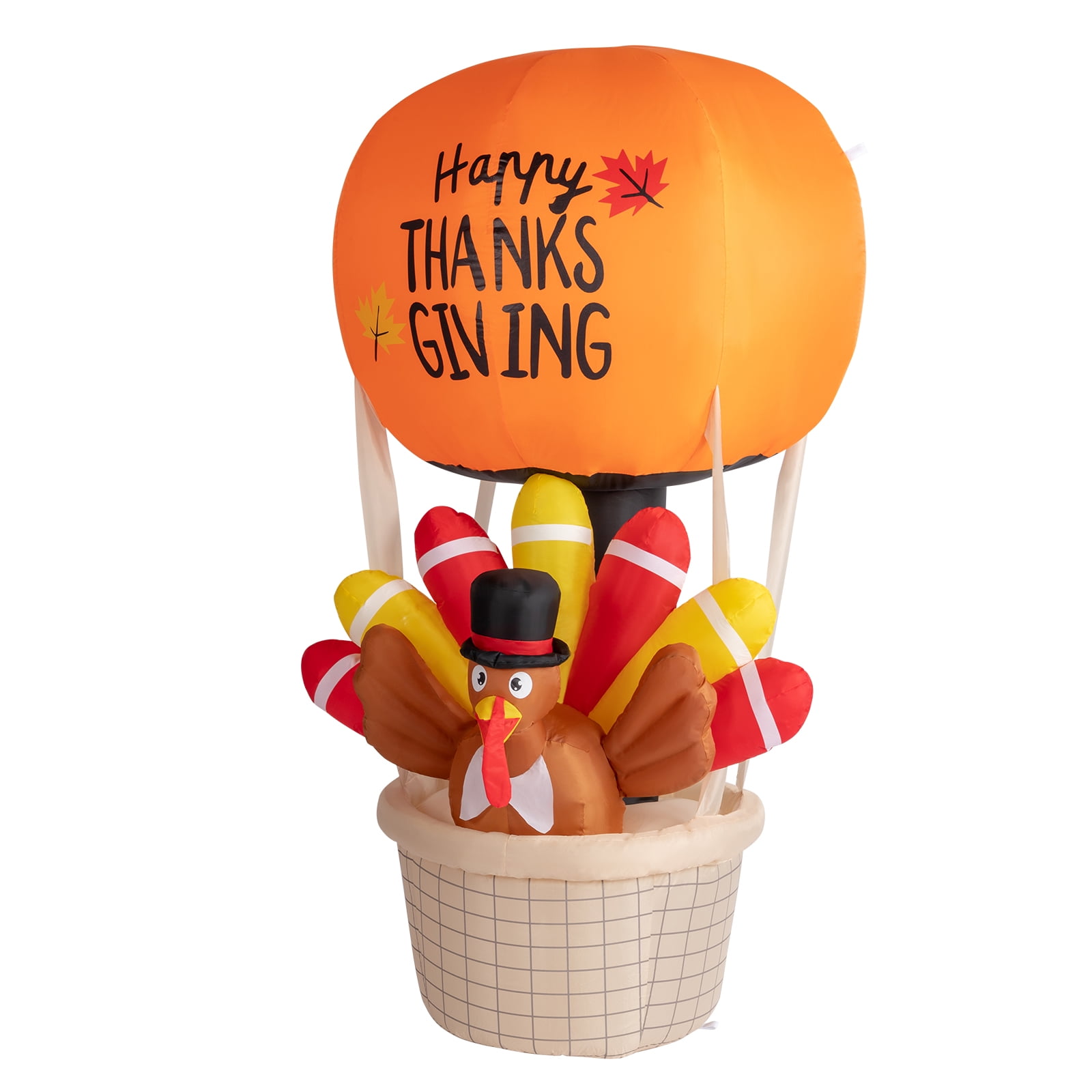 6ft 15W 5 LED Lights Turkey Hot Air Balloon Garden Turkey Decoration ...
