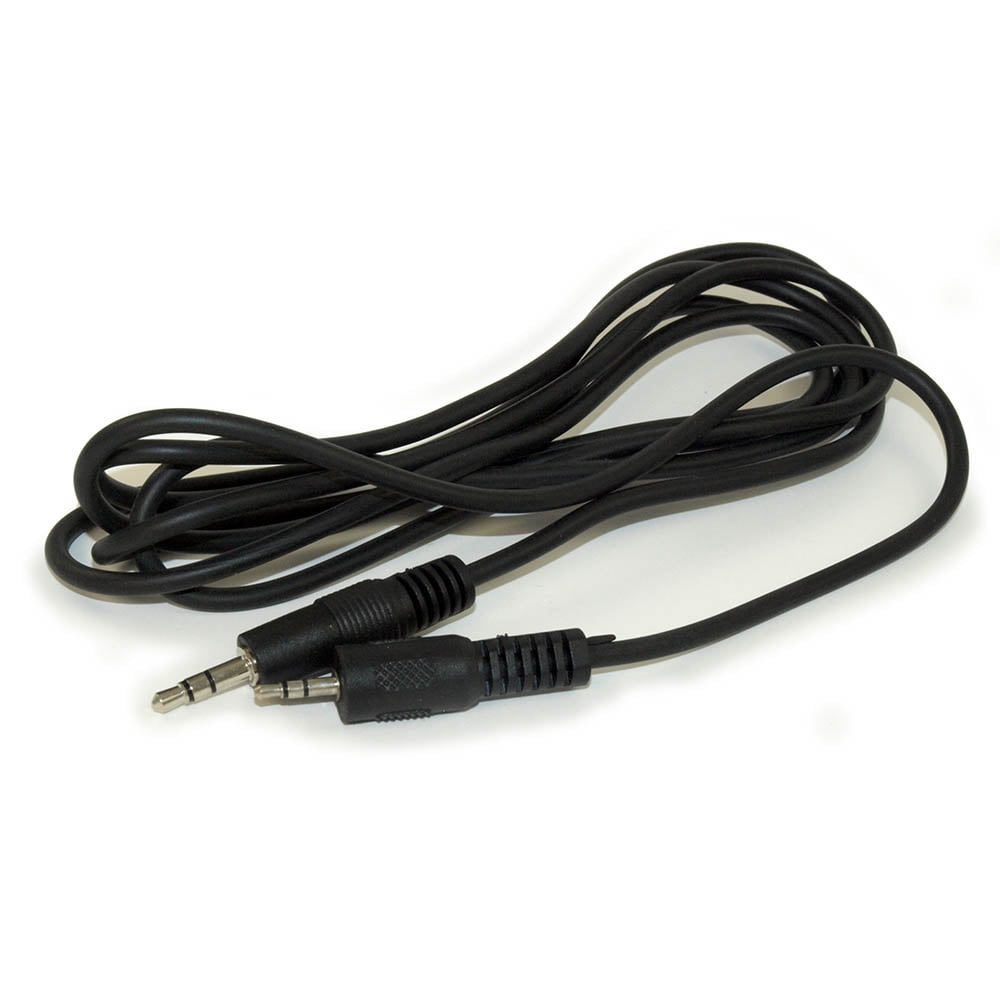 6ft 2.5mm to 3.5mm Mini Stereo TRS Plug Male/Male Cable, Black ...