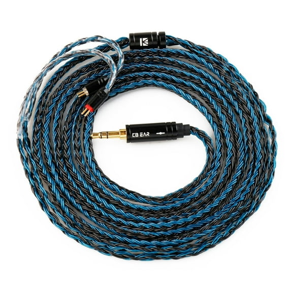 6ft+/2Meter Long 2 Pin IEM Cable 3.5mm, KBEAR ST16 Plus Upgrade 16 ...