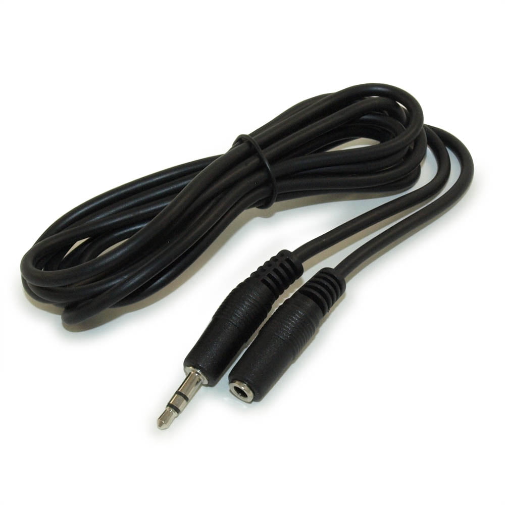 6ft 3.5mm Mini-Stereo TRS Male to Female Audio Extension Cable ...